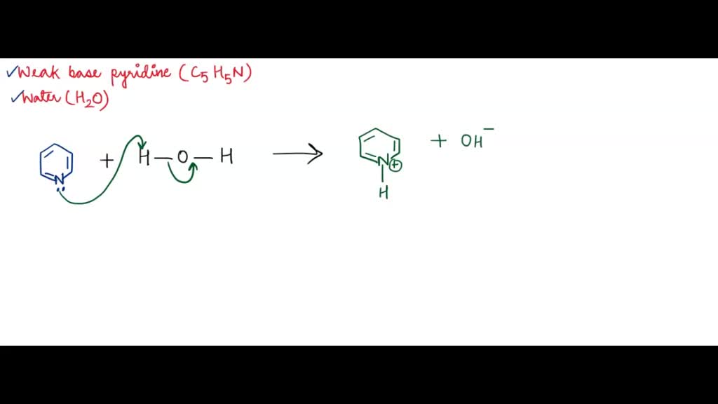 SOLVED Write The Balanced Equation For The Ionization Of The Weak Base SOLVED Write The Balanced Equation For The Ionization Of The Weak Base