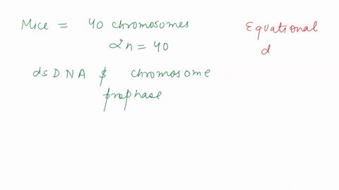 a mouse has a chromosome number 2n 40 how many linkage groups does the ...