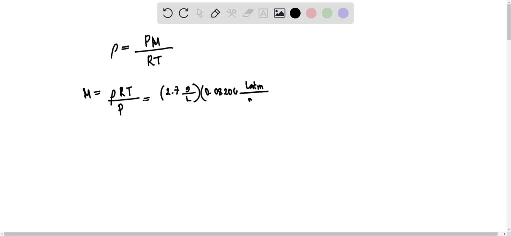 SOLVED: At its boiling point (280°C) and at atmospheric pressure ...
