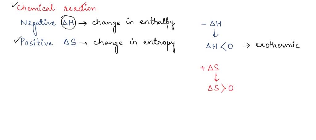 SOLVED: When A H is positive; the reaction Is [Select ] and when A H is ...