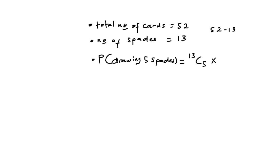 Calculate the probability. Show your solution below A deck of cards contains cards numbered from ...