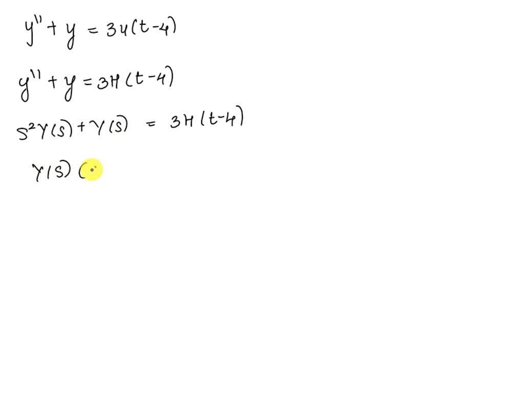 Solved Solve The Given Initial Value Problem Using The Method Of Laplace Transformssketch The 