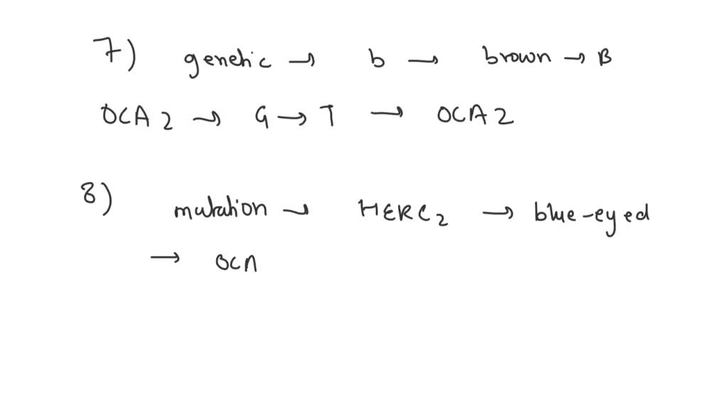 SOLVED: Question 7 pts What specific type of genetic mutation would ...