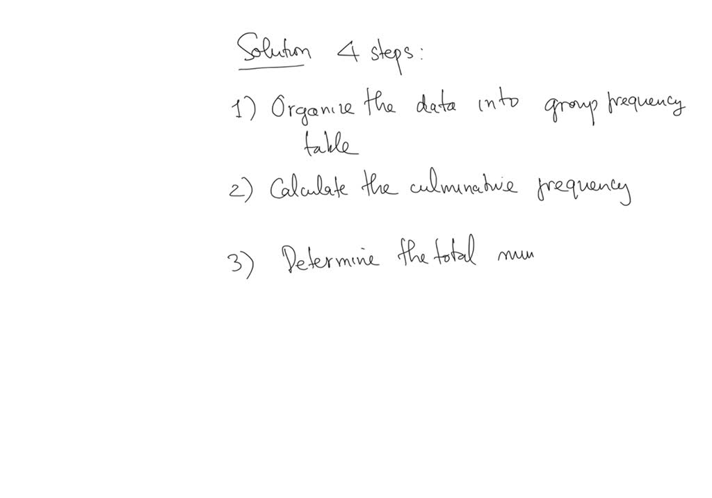 Using an example,explain how to calculate and read percentile and ...