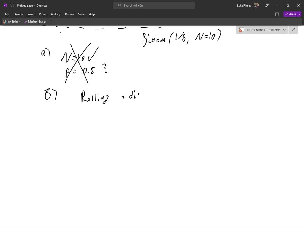 SOLVED: Which of the following options could be used to simulate a binomial experiment with p ...