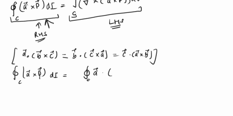 (1) Stokes' theorem for a vector field V(x, y, z) is 𝐕· d𝐥