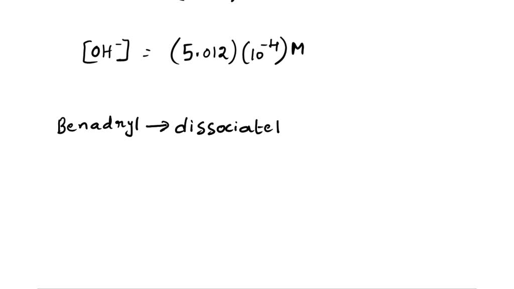 SOLVED: Benadryl (structure shown below) is an over-the-counter drug ...