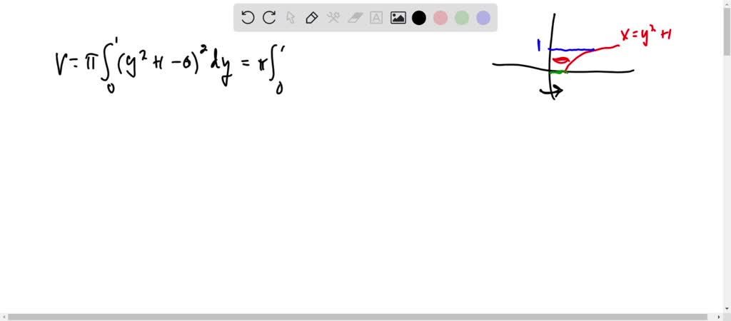 SOLVED: Calculate the volume of the rotating object if the closed area ...