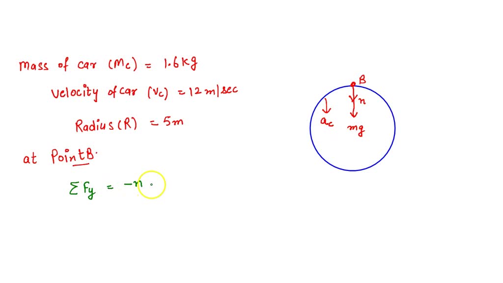 SOLVED: Part B What the magnitude cf the normal force exerted cn the ...