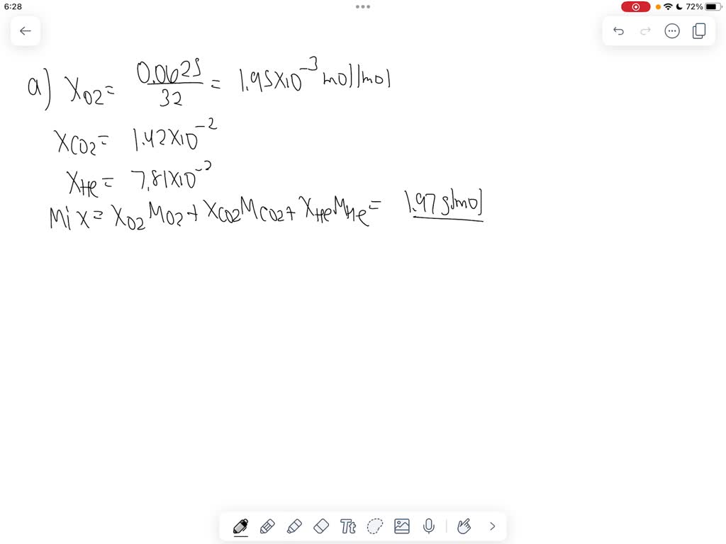 A mixture of oxygen (O2), carbon dioxide (CO2), and helium (He) gases ...