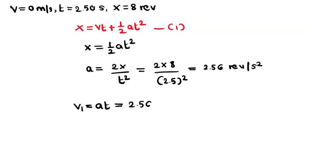 Solved A Wheel Rotates From Rest With Constant Angular Acceleration If It Rotates Through 800 