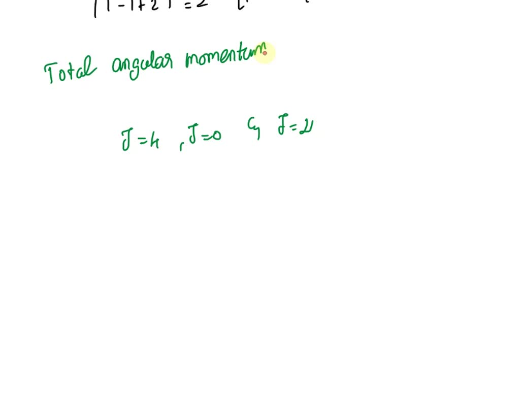 SOLVED: Consider three electrons with orbital angular momenta 1, 1, 2 respectively. Find the ...