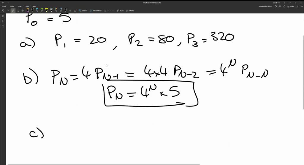SOLVED: Consider a population that grows according to the recursive ...