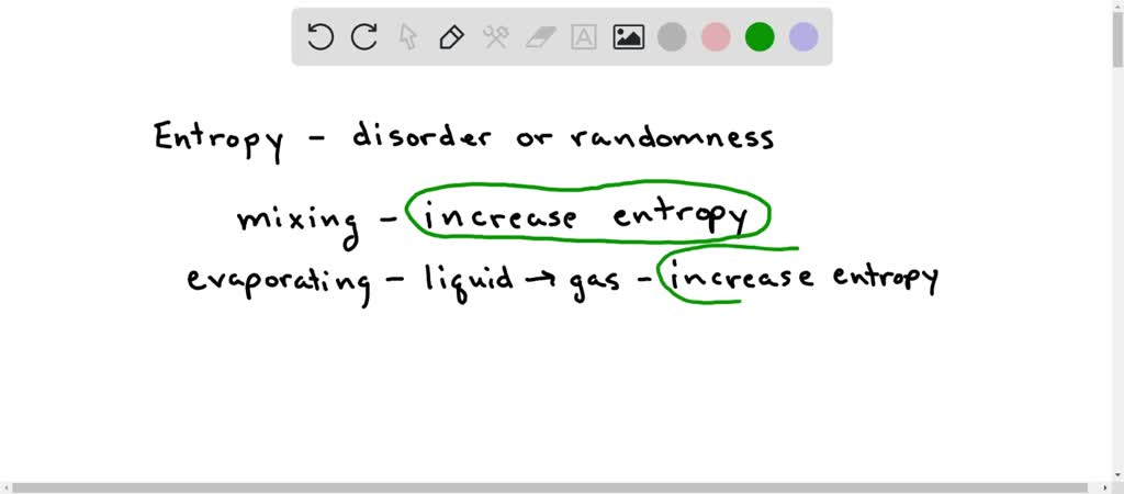 SOLVED: Entropy Change of Physical Processes Indicate how the entropy ...