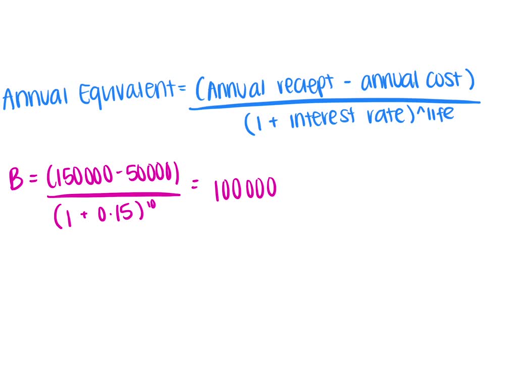 SOLVED: The best way to compare two mutually exclusive projects with ...