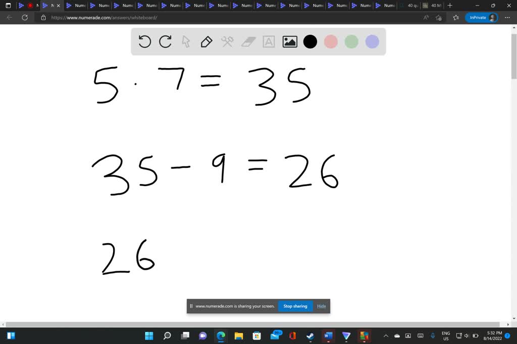 SOLVED The Mean Of Five Numbers Is 5 If Four Of The Numbers Are 4 3 7