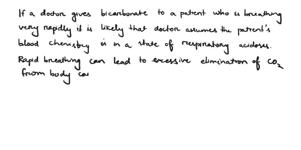 SOLVED: Which patient needs administration of sodium bicarbonate ...