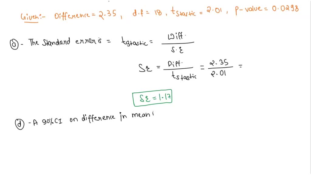 SOLVED: A computer program has produced the following output for the ...