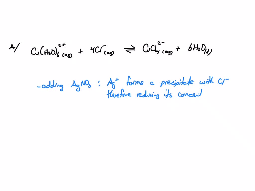 SOLVED: A. Write an equation showing what happens when AgNO3 is added ...