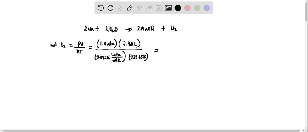 SOLVED: Read the given equation. 2Na + 2H2O ? 2NaOH + H2 During a ...