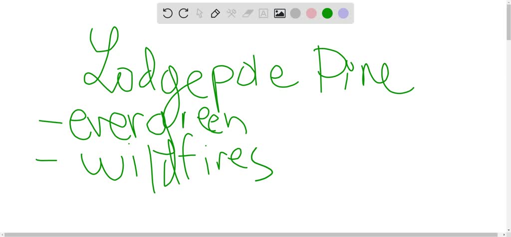 SOLVED: recall that in the big yellowstone fires, lodgepole pines ...