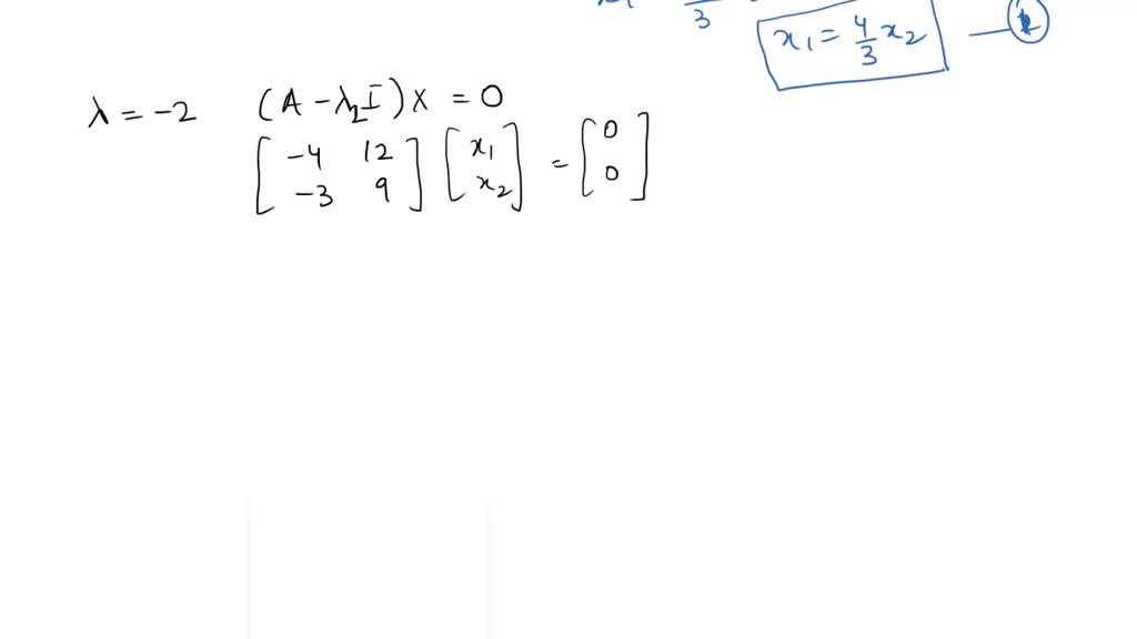 SOLVED: -16 19 3 point) Show that A = and B = are similar matrices -12 14 1 by finding an ...