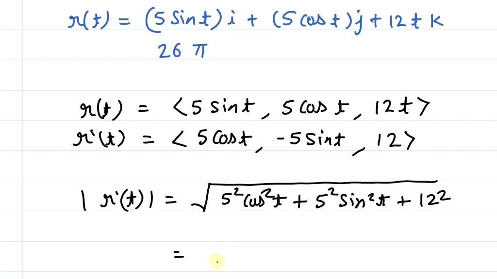 SOLVED: Consider the parametrised curve R + R? given by Y(t) (2sin(t/2 ...