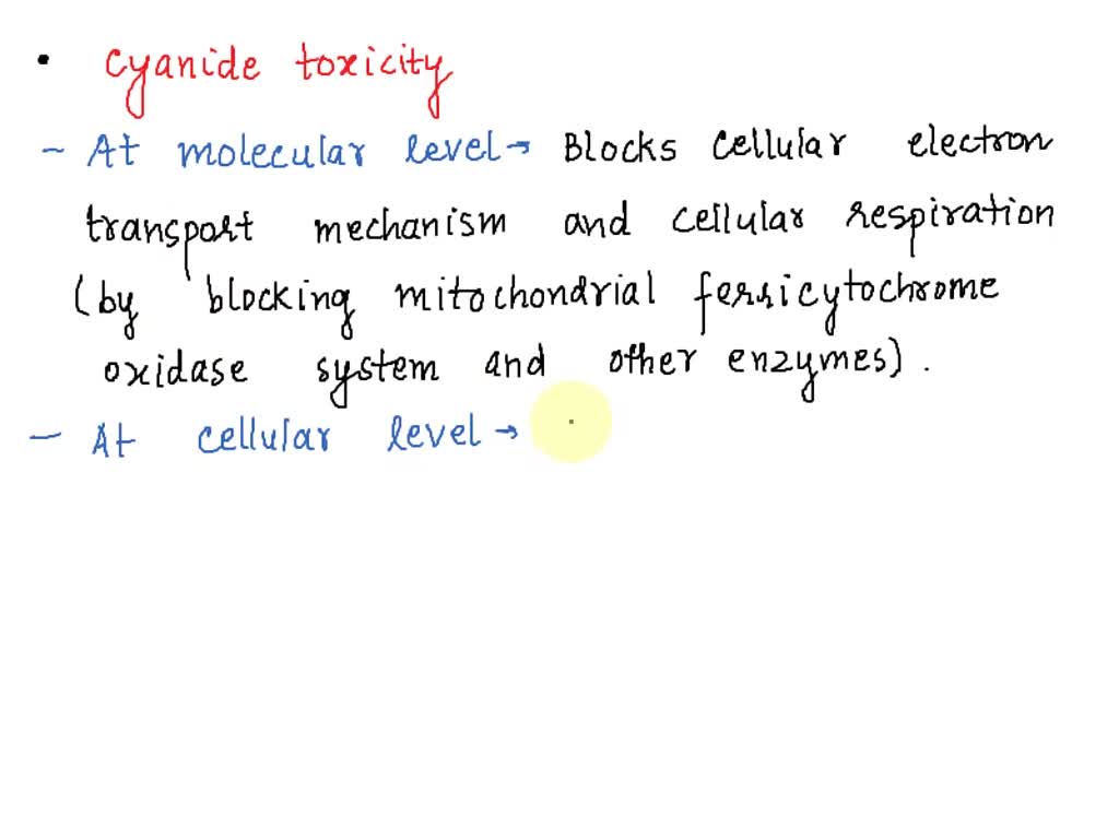 SOLVED: The mechanism of toxicity-induced cell death involves ATP ...