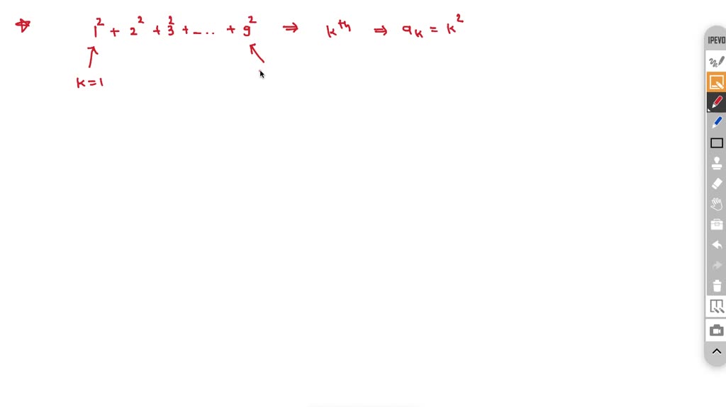 SOLVED: Write the sum using sigma notation: Î£(12 + 4 + 22 + 32 + 92) k = 2565 Need Help ...