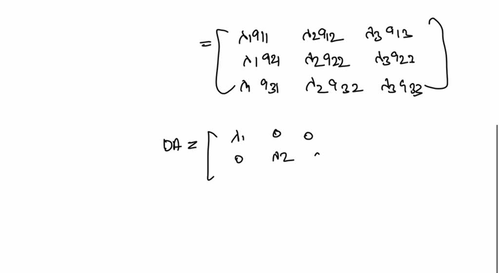 Solved Let A Be An Arbitrary Square Matrix Of Order 3 And Let 11 0 0 D 0 13 0 Calculate Ad