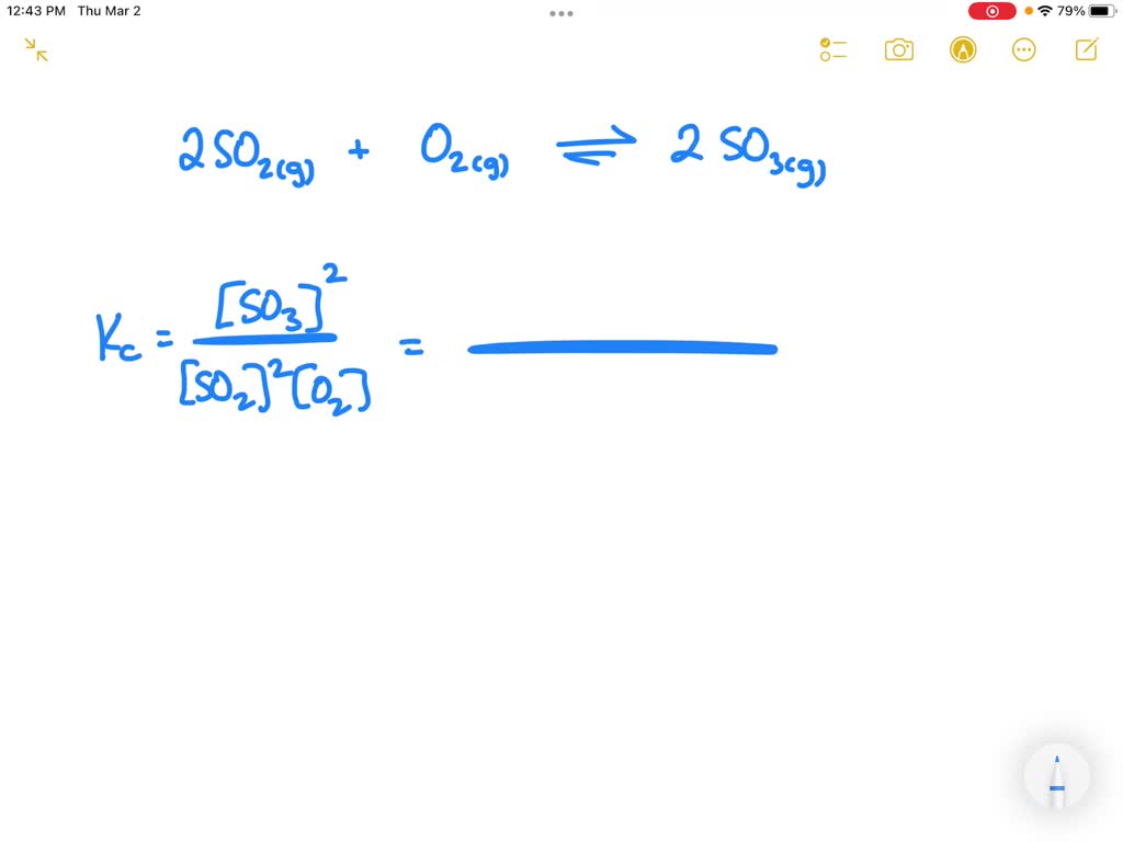 Consider the following reaction: NO(g) + SO3(g) â‡Œ NO2(g) + SO2(g ...