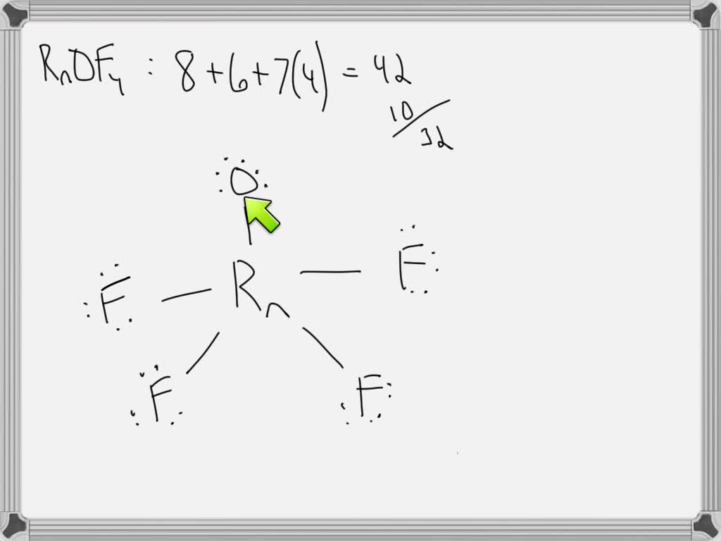 SOLVED: RnOF4: total valence electrons, electron group geometry ...