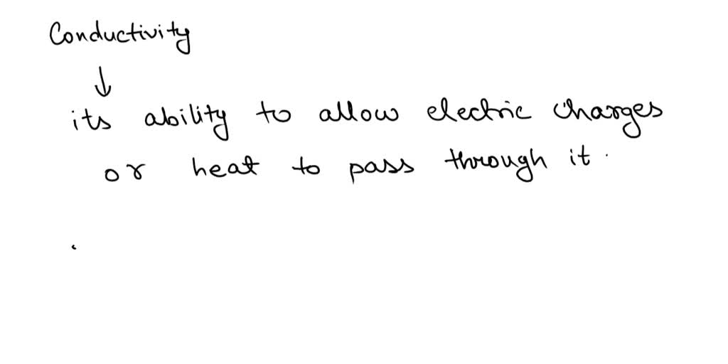 SOLVED: (a) Define the term 'conductivity' of a metallic wire. Write ...