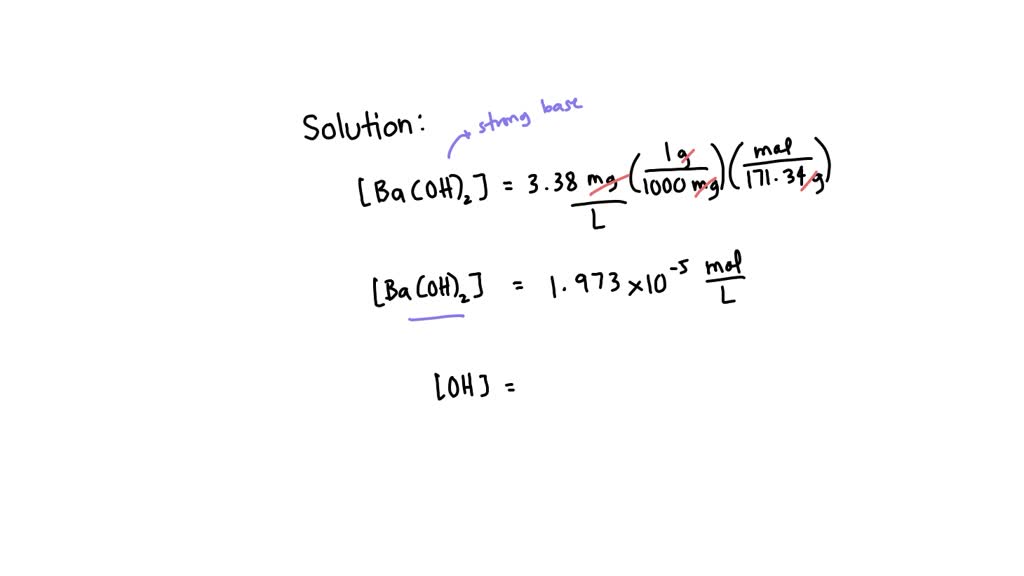 SOLVED: Texts: 1. Assuming complete dissociation, what is the pH of a 3 ...