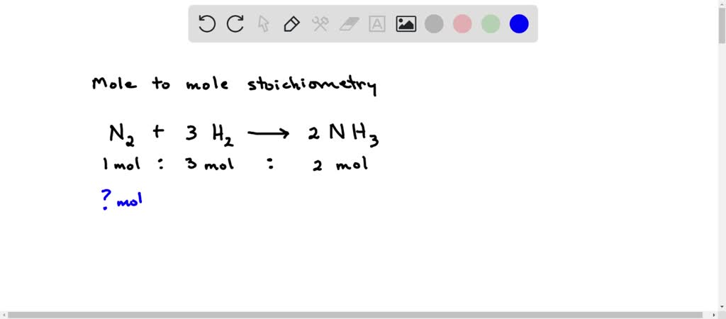 SOLVED: Using the following equation, how many mol of N2 are required to react completely with 4 ...