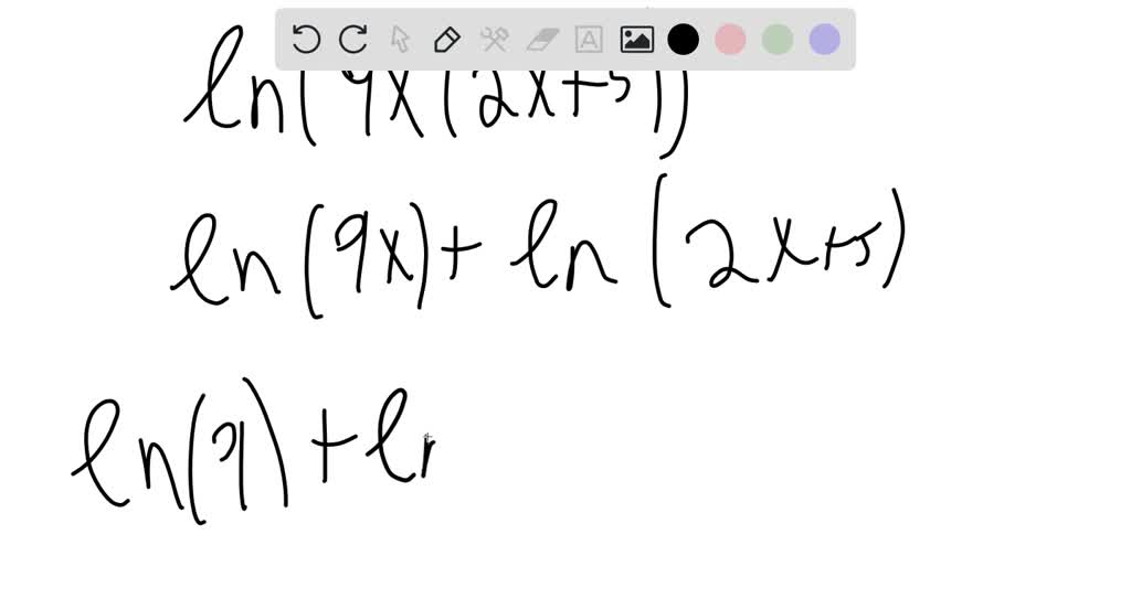 SOLVED: Use the Product Rule of Logarithms to write the completely ...
