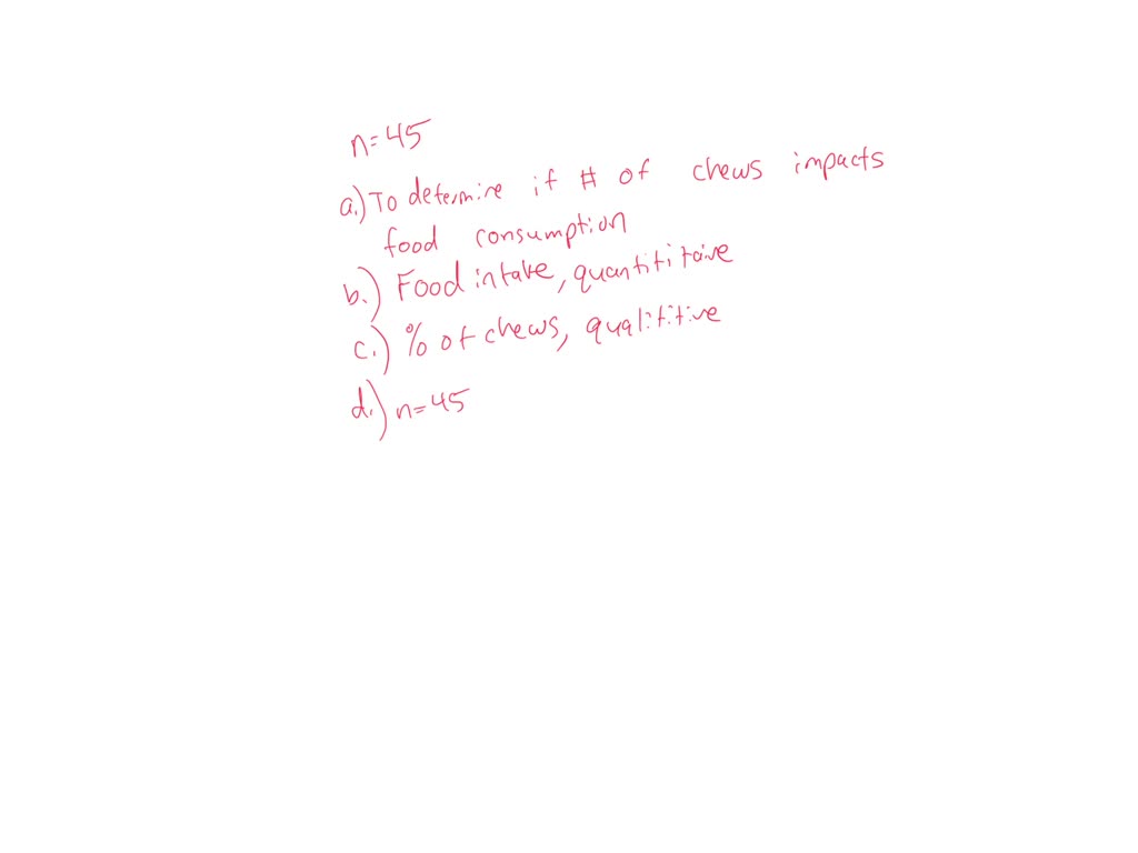 SOLVED: Researchers wanted to determine the association between the ...