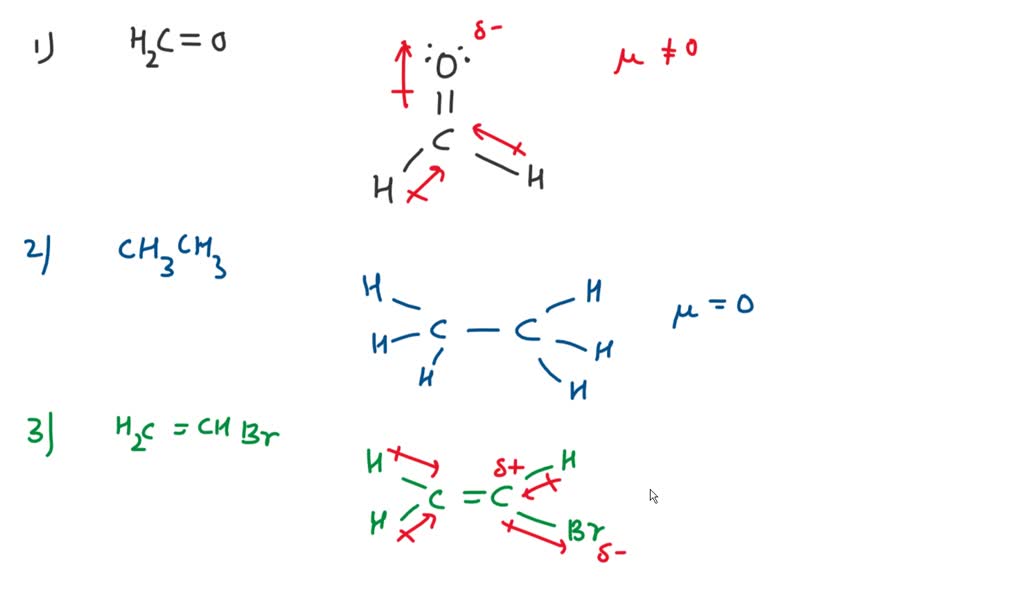 SOLVED: Select all molecules that you expect to have a net dipole ...