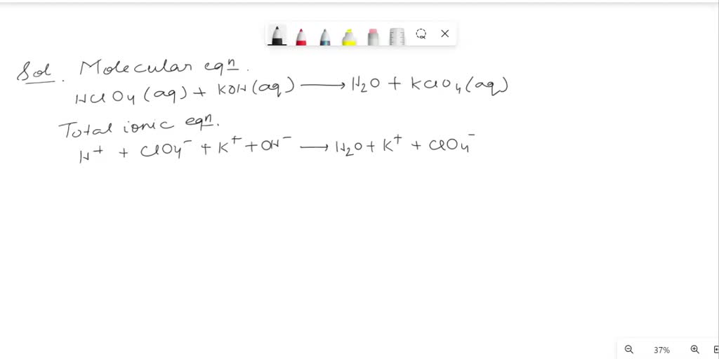 SOLVED: What is the net ionic equation for the following formula unit ...