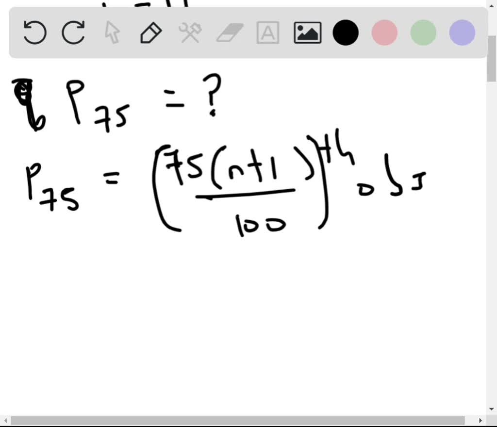 When finding percentiles if the locator L is not whole number, one ...