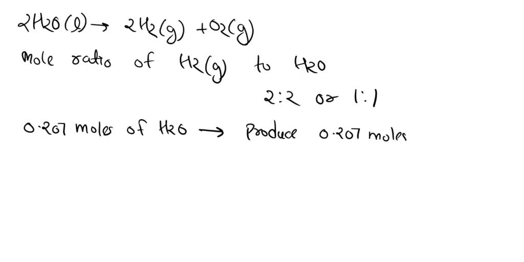 SOLVED: According to the following reaction, how many moles of hydrogen ...