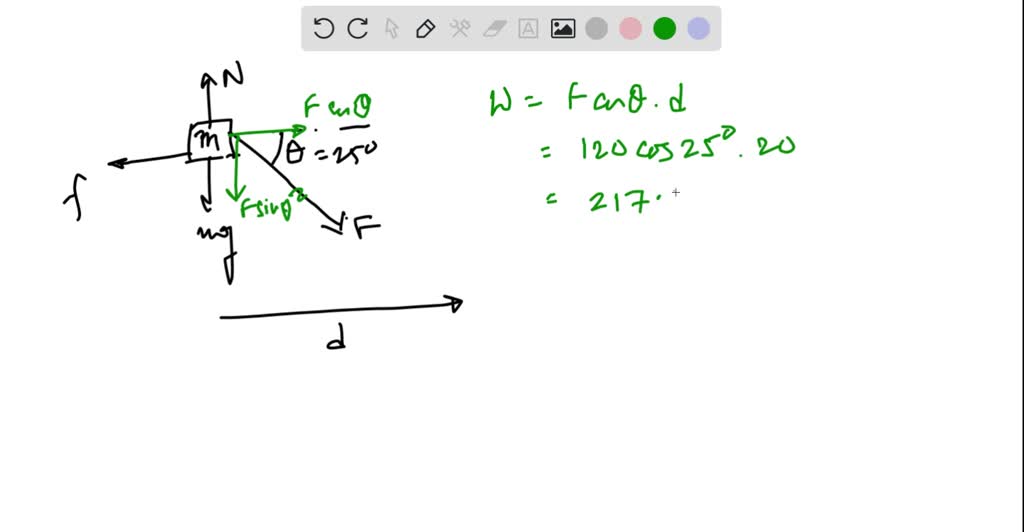 SOLVED: A pushing force is applied to box G with mass mG = 2.0 kg ...