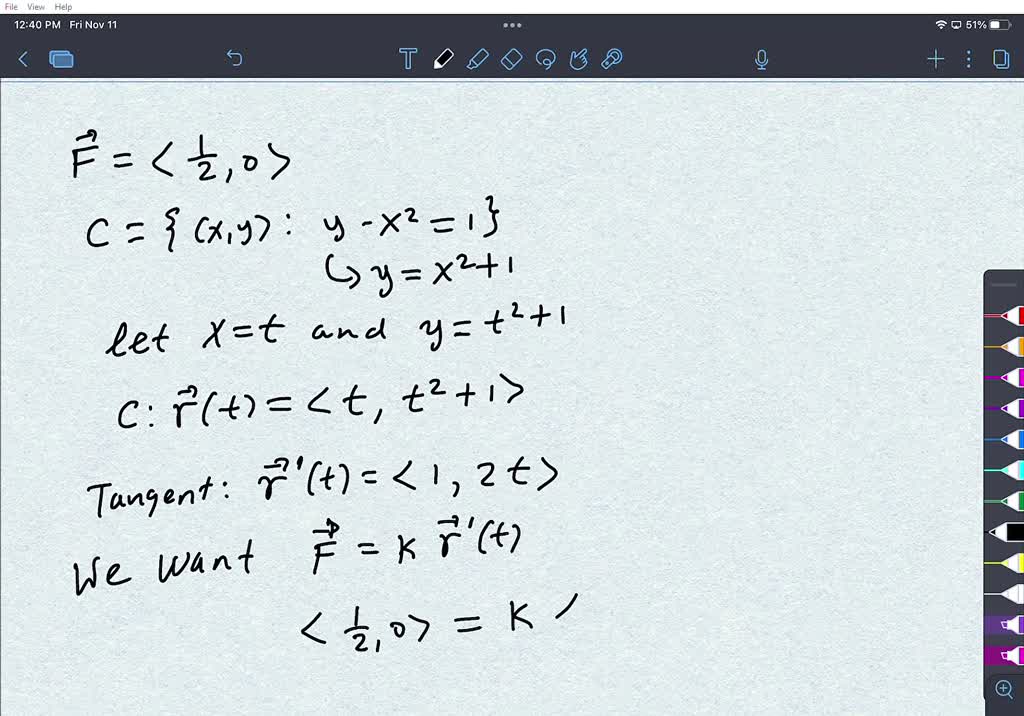 SOLVED: 3. Consider the vector field 𝐅= (1)/(2), 0 and the curve 𝒞={(x ... SOLVED: 3. Consider the vector field 𝐅= (1)/(2), 0 and the curve 𝒞={(x ...