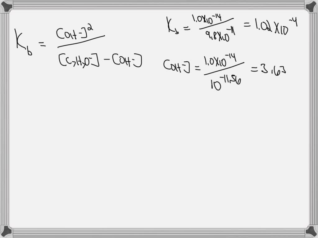 SOLVED: challenge 7 The pH at 25 °C of an aqueous solution of the ...