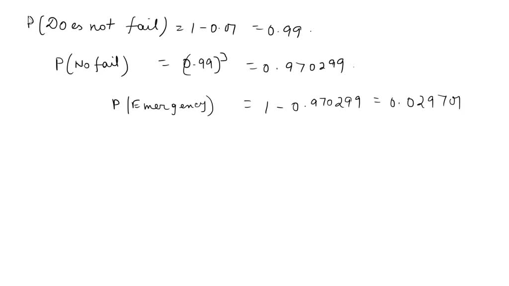 SOLVED: A tri motor plane has three engines – a central engine and one ...