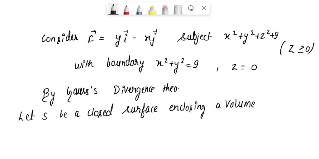 Gauss Divergence Theorem Verify Gauss Divergence Theorem By