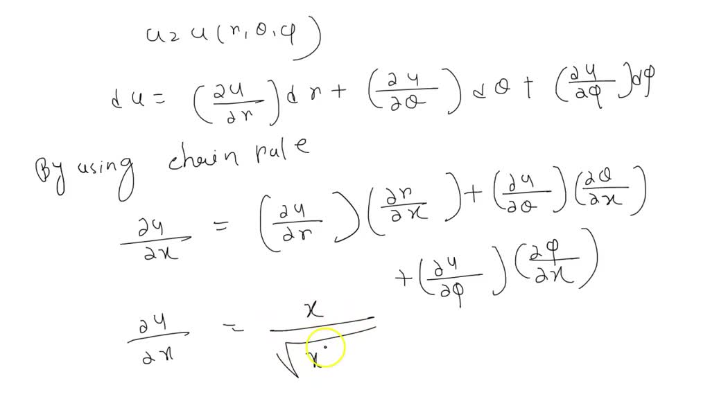 SOLVED: Derive the gradient operator in cylindrical coordinates (Î¸, Ï ...