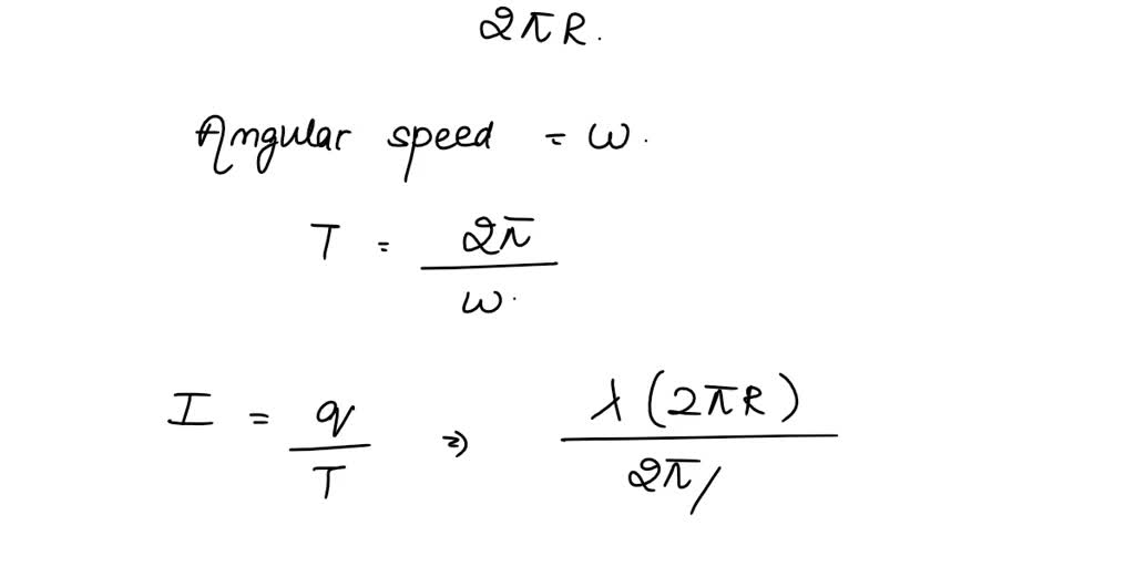 SOLVED: a ring of radius R with a linear charge density (charge per ...