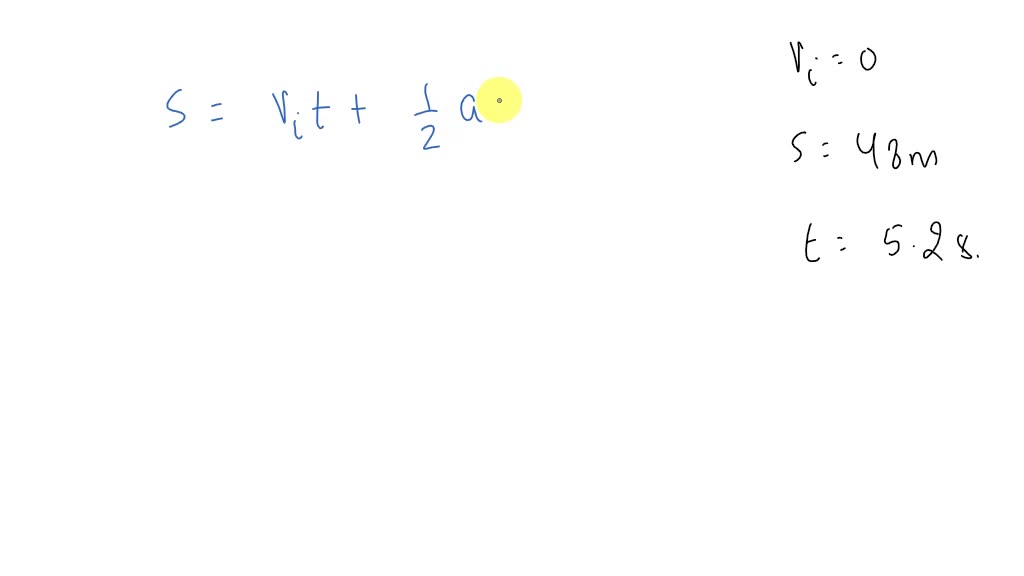 Solved An Object Moving With Constant Acceleration And Zero Initial