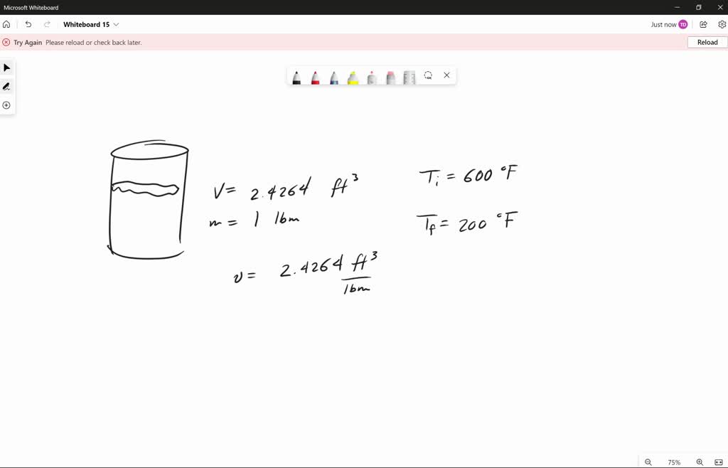 2.56 pound-mass of water fills a 8.147 ft3 weighted piston-cylinder ...